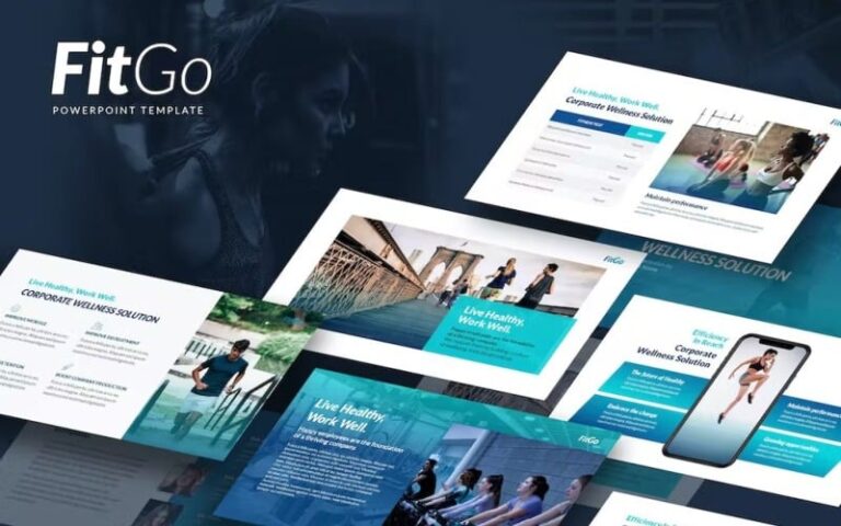 FitGo - Powerpoint Template - Template Witch