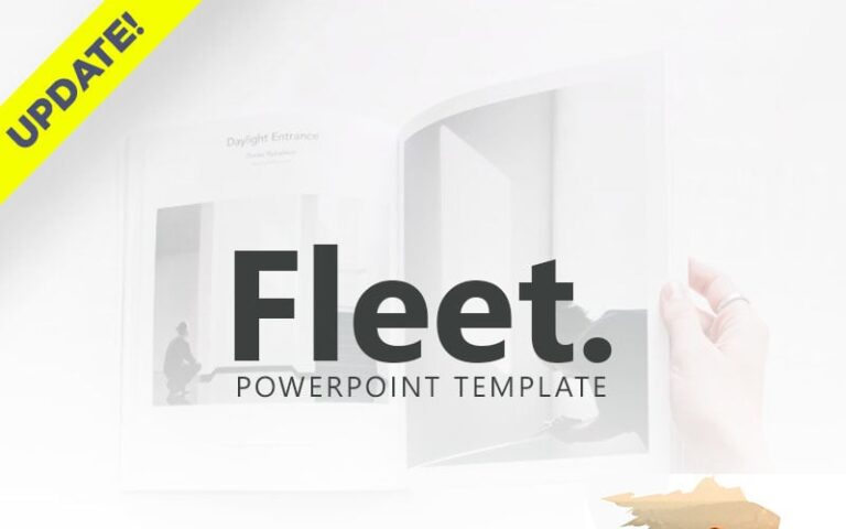 Fleet v.2- Creative Presentation PowerPoint template - Template Witch