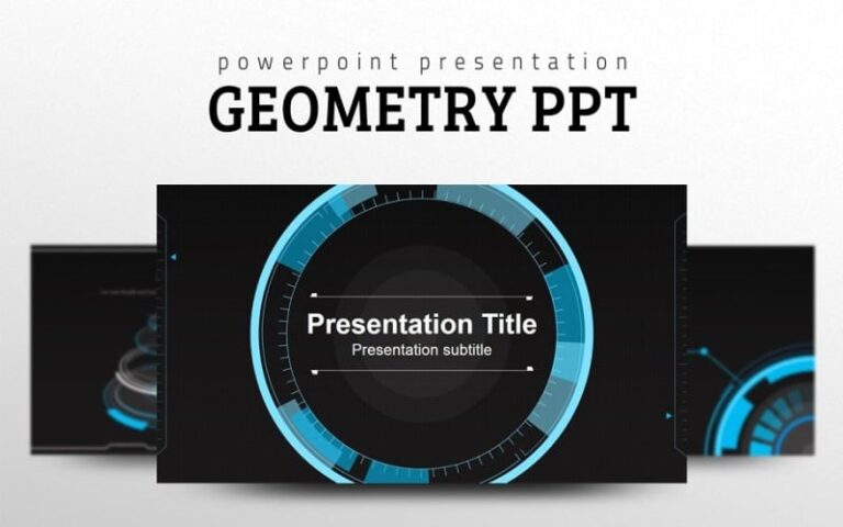 Geometry PPT PowerPoint template - Template Witch