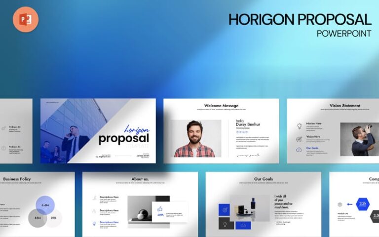 Horizon Proposal Presentation Template - Template Witch