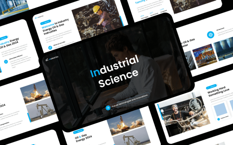 Industrial - Future Tech Powerpoint Presentation - Template Witch