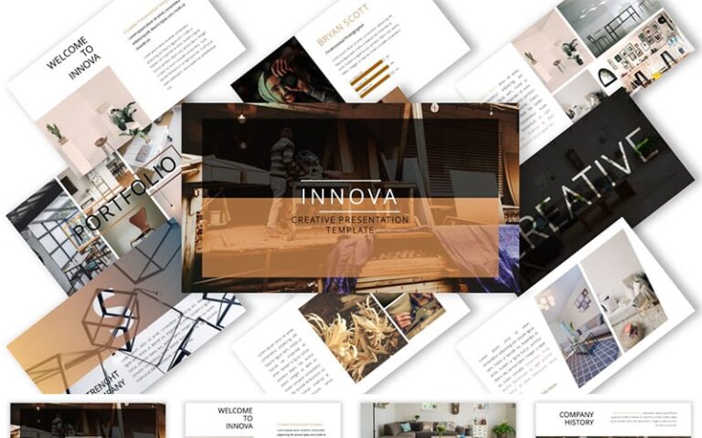 Innova PowerPoint template - Template Witch