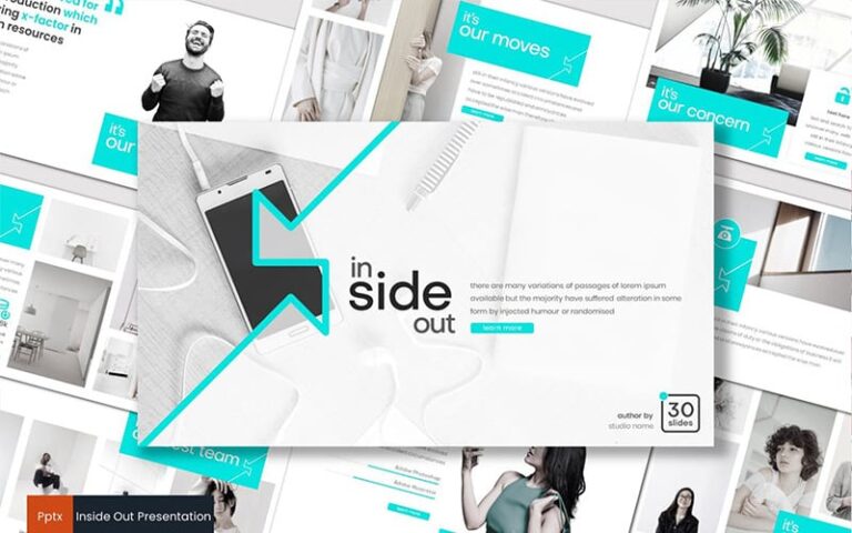Inside Out PowerPoint template - Template Witch