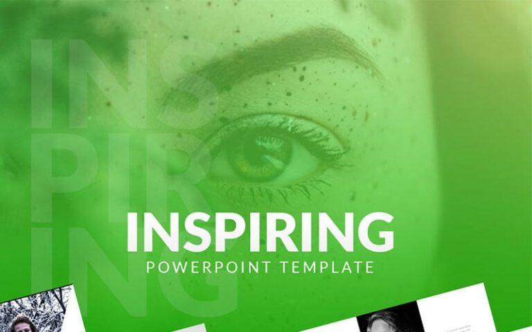 Inspiring PowerPoint template - Template Witch