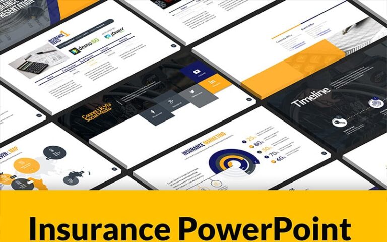 Insurance PowerPoint template - Template Witch