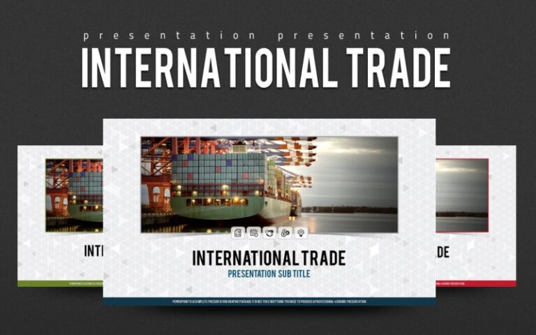 International Trade PowerPoint template - Template Witch