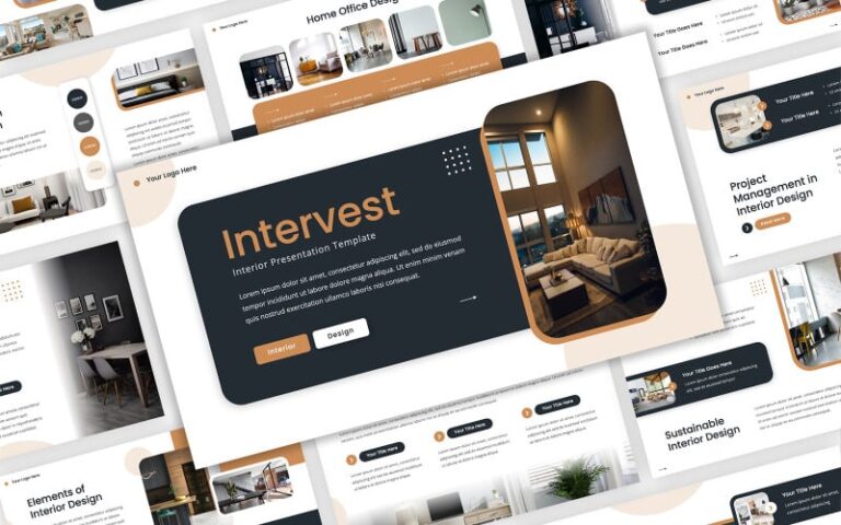 Intervest - Interior PowerPoint Template - Template Witch