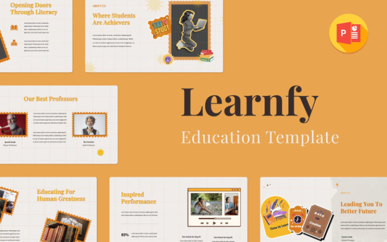 Learnify- Education PowerPoint Presentation Template - Template Witch