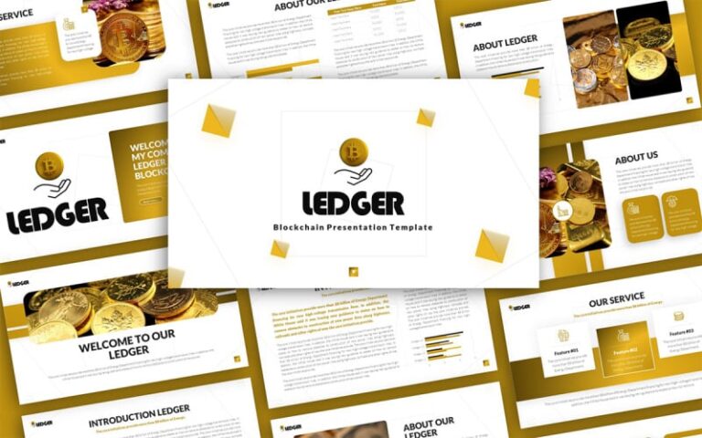 Ledger Blockchain Multipurpose PowerPoint Presentation Template ...