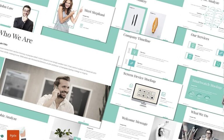 Logic PowerPoint template - Template Witch