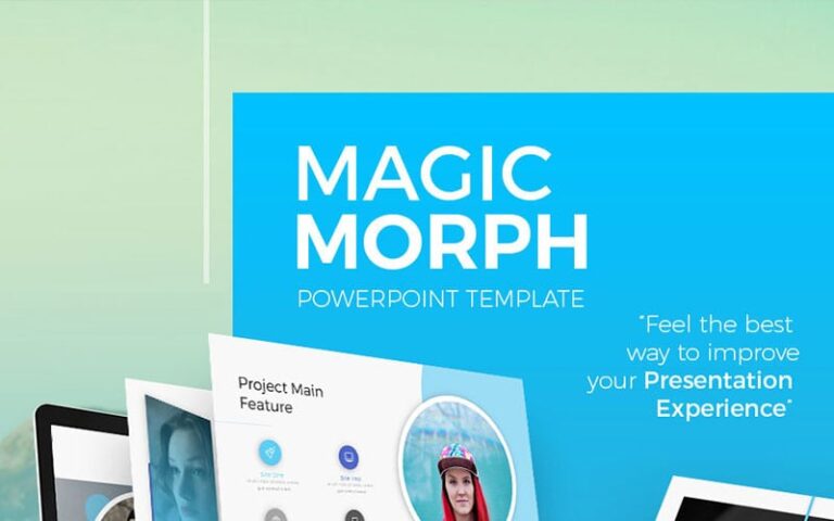 Magic Morph - PowerPoint template - Template Witch