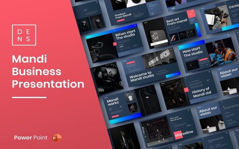 Mandi – Business PowerPoint Template - Template Witch