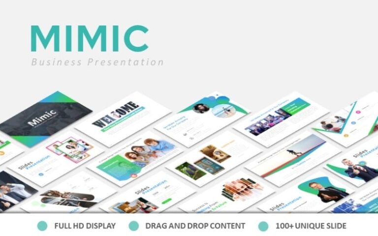 Mimic Powerpoint template - Template Witch
