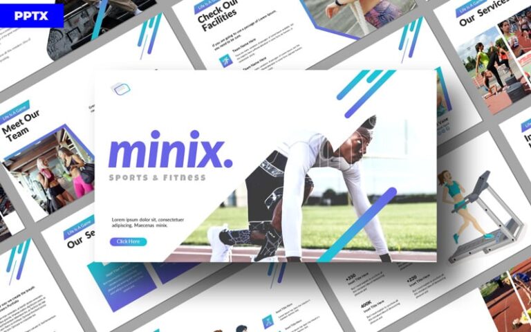 Minix PowerPoint Presentation Template - Template Witch