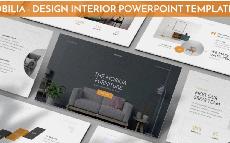 Mobilia - Design Interior PowerPoint - Template Witch