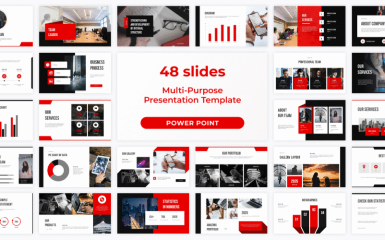 Multi-Purpose PowerPoint Presentation Template - Template Witch