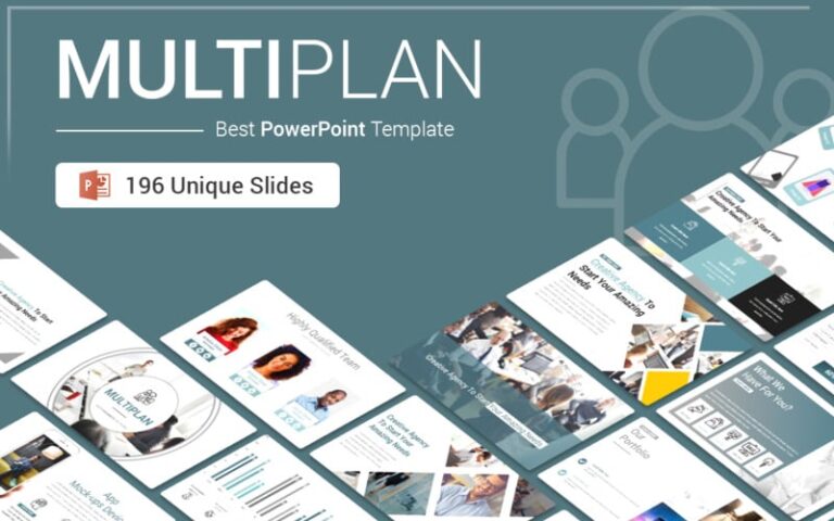 Multiplan PowerPoint Presentation Template - Template Witch