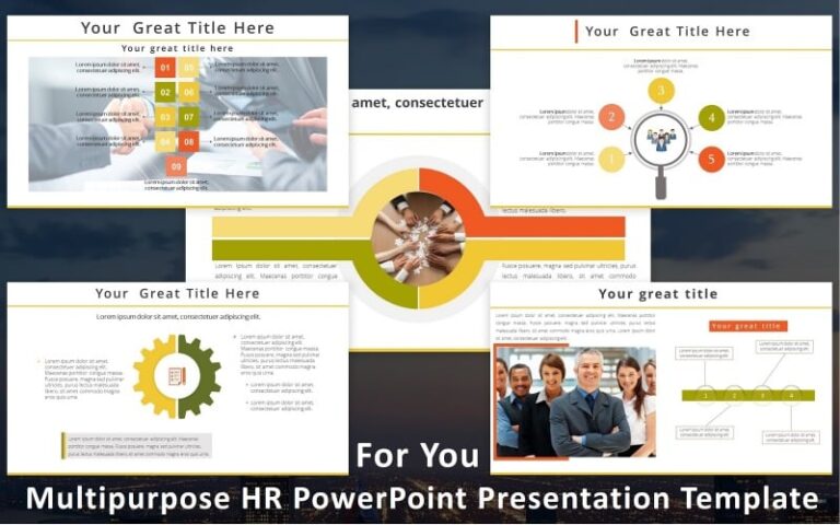 Multipurpose HR PowerPoint Presentation Template - Template Witch