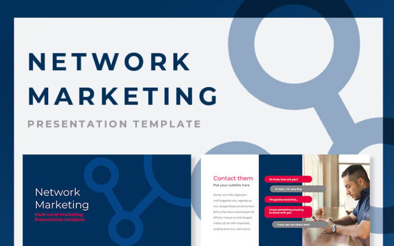Network Marketing PowerPoint template - Template Witch