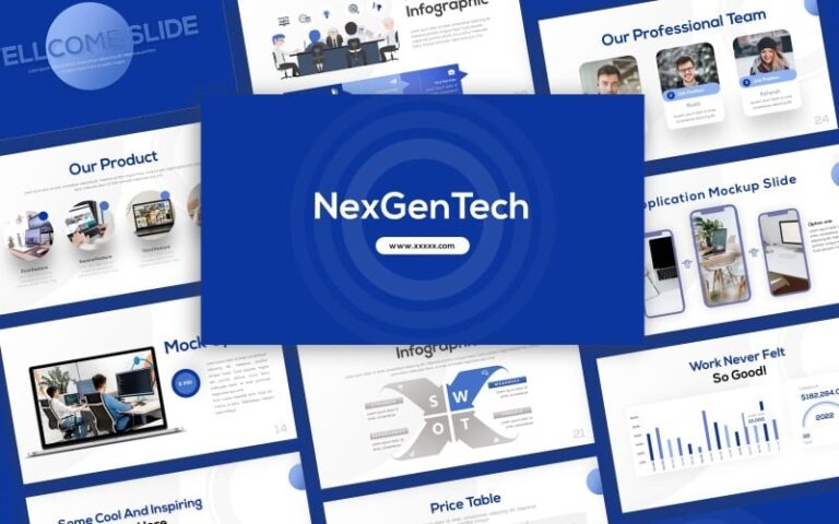 NexGenTech Presentation Template - Template Witch