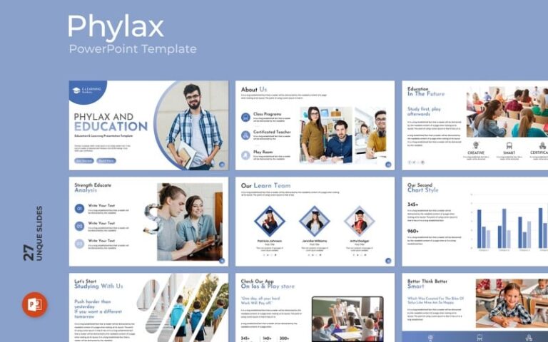 Phylax PowerPoint Presentation Template - Template Witch