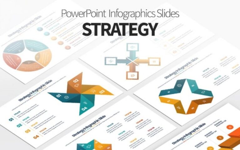 PPT STRATEGY - PowerPoint Infographics Slides - Template Witch