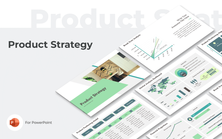 Product Strategy PowerPoint Presentation Template - Template Witch