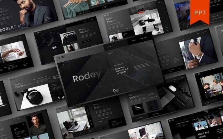 Rodey – Business PowerPoint Template - Template Witch