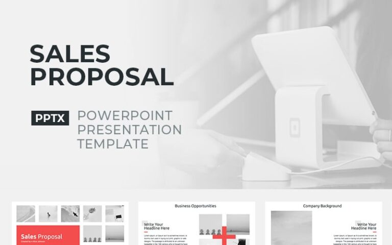 Sales Proposal - PowerPoint template - Template Witch