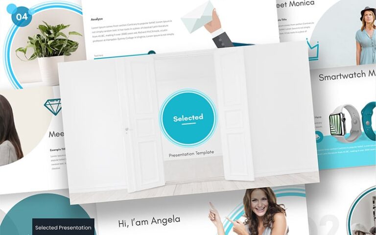 Selected PowerPoint template - Template Witch