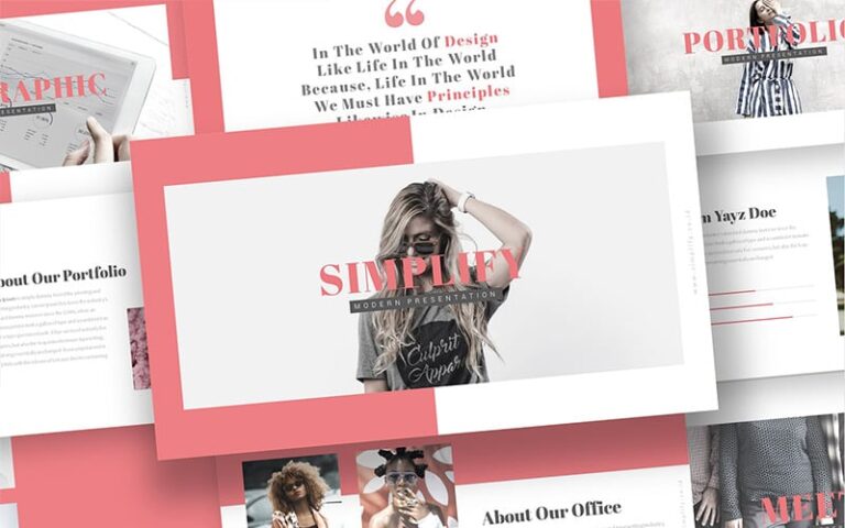 Simplify - PowerPoint template - Template Witch