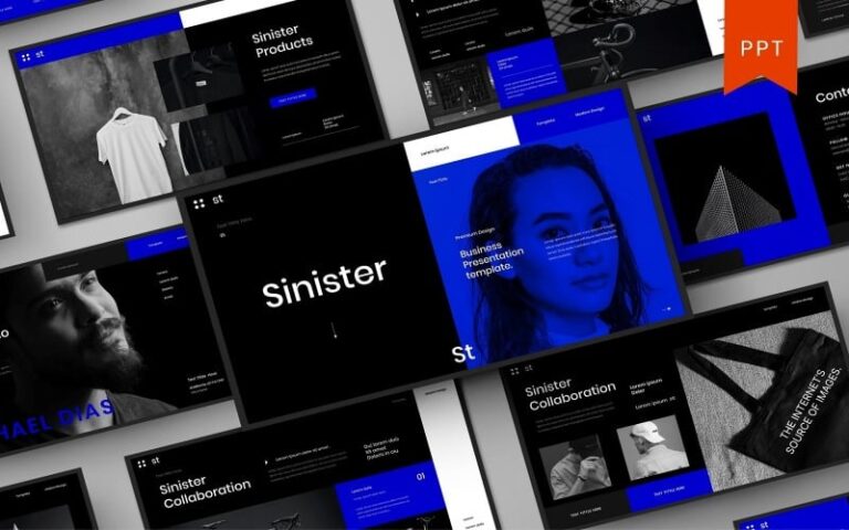Sinister – PowerPoint Template - Template Witch