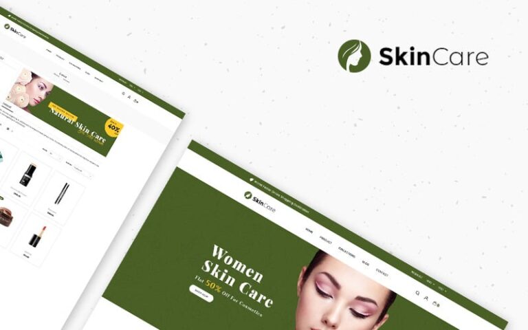 Skin Care - Cosmetics Store Shopify Theme - Template Witch