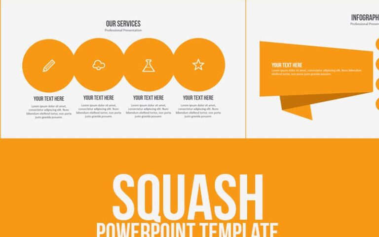Squash PowerPoint template - Template Witch