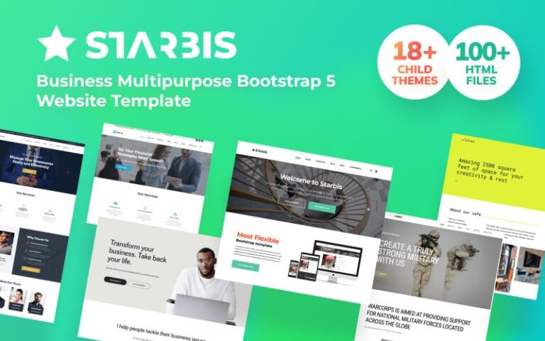 Starbis - Business Multipurpose Bootstrap 5 Website Template - Template Witch