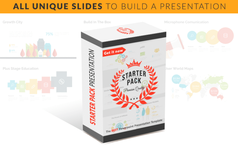 Starter Pack Presentation PowerPoint template - Template Witch
