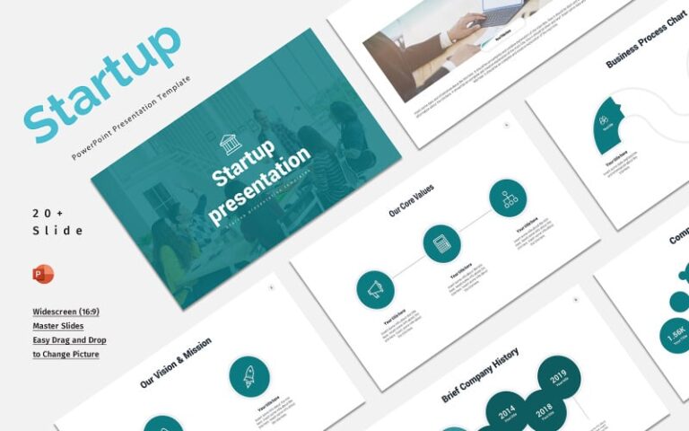 Startup PowerPoint Presentation - Template Witch
