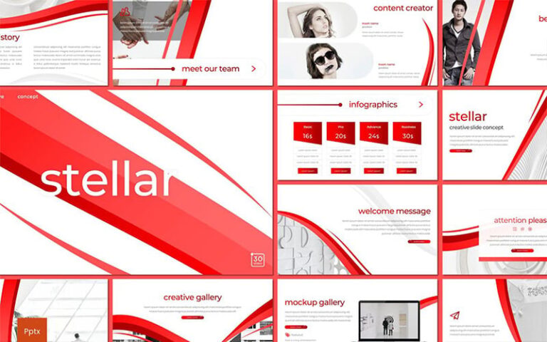 Stellar PowerPoint template - Template Witch