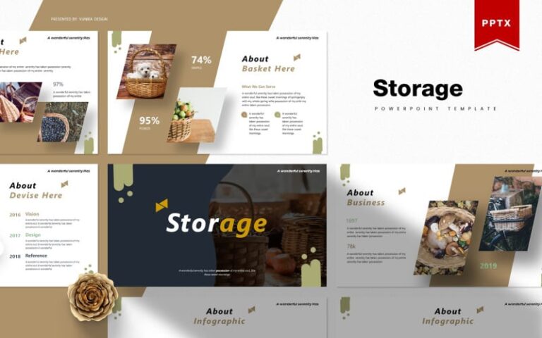 Storage | PowerPoint template - Template Witch