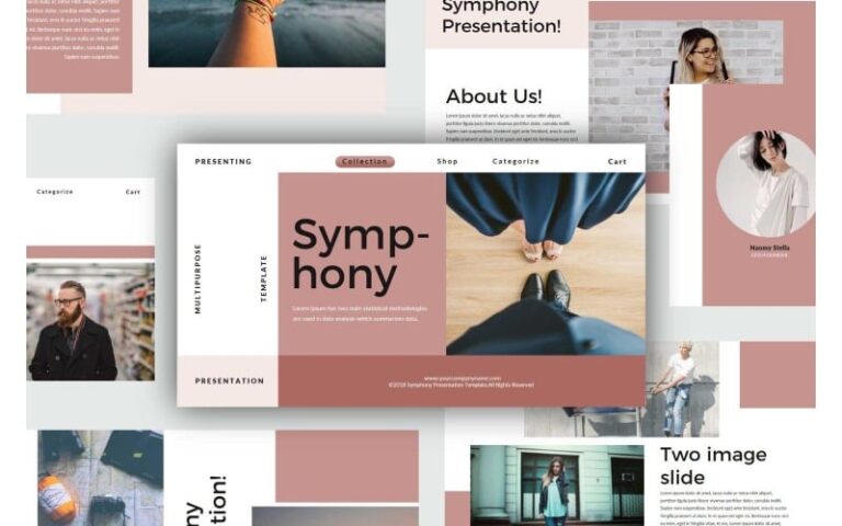 Symphony PowerPoint Presentation Template - Template Witch