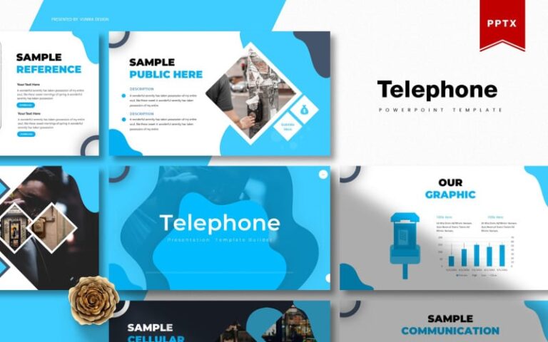 Telephone | PowerPoint template - Template Witch