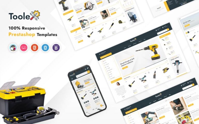 Toolex - Responsive PrestaShop Template - Template Witch