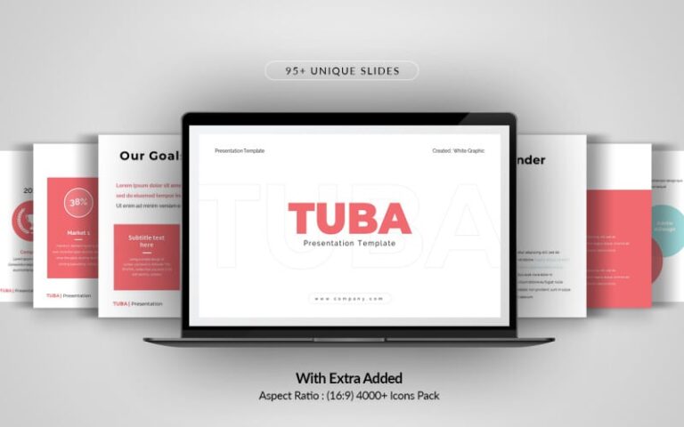 Tuba PowerPoint Template - Presentation - Template Witch