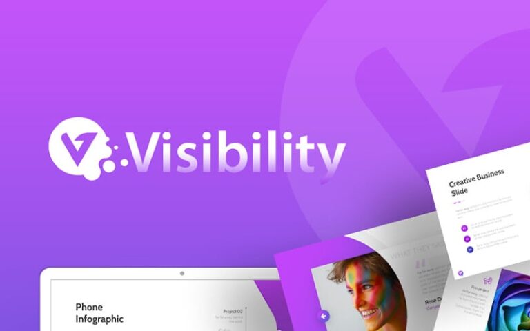 Visibility - Creative PowerPoint template - Template Witch