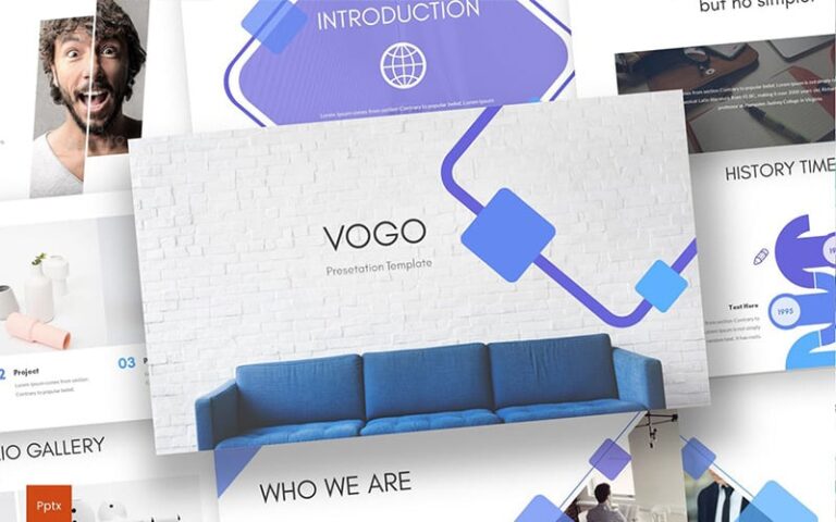 Vogo PowerPoint template - Template Witch